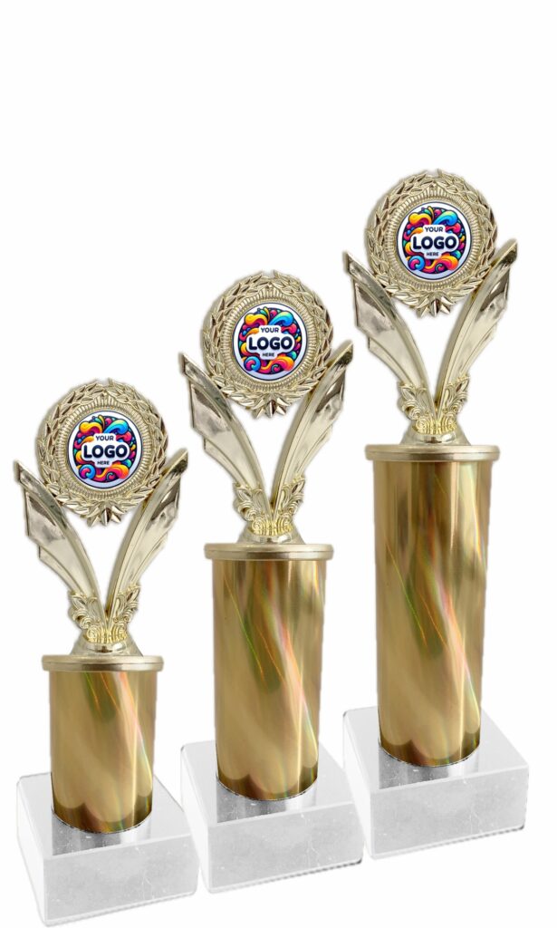 FLORAL HOLDER TROPHY ON COLUMN 180MM - 300MM (SOLD SEPERATLY) - Trophy Guy